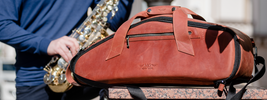 MG Leather Work - Musical Handcrafted Instrument Bags and Accessories