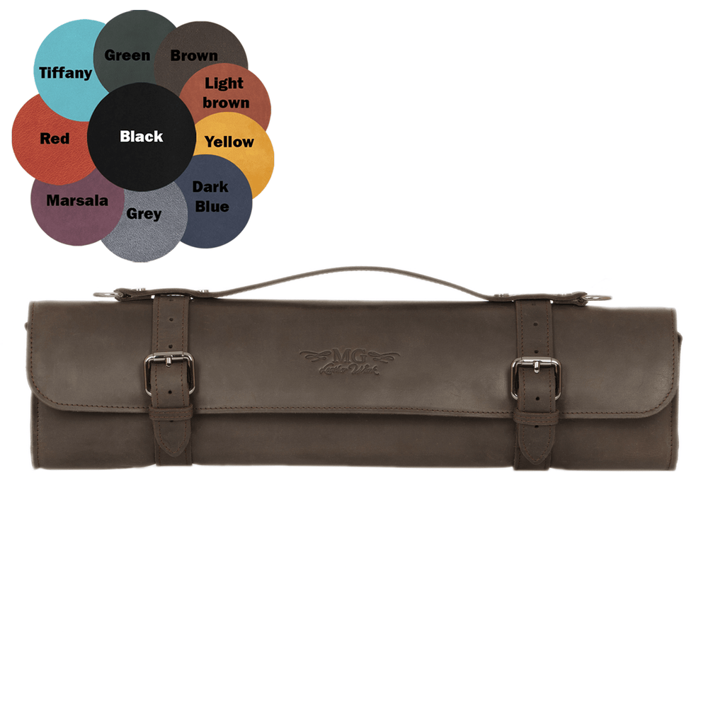 Flute Bag Classic Style Crazy Horse Leather