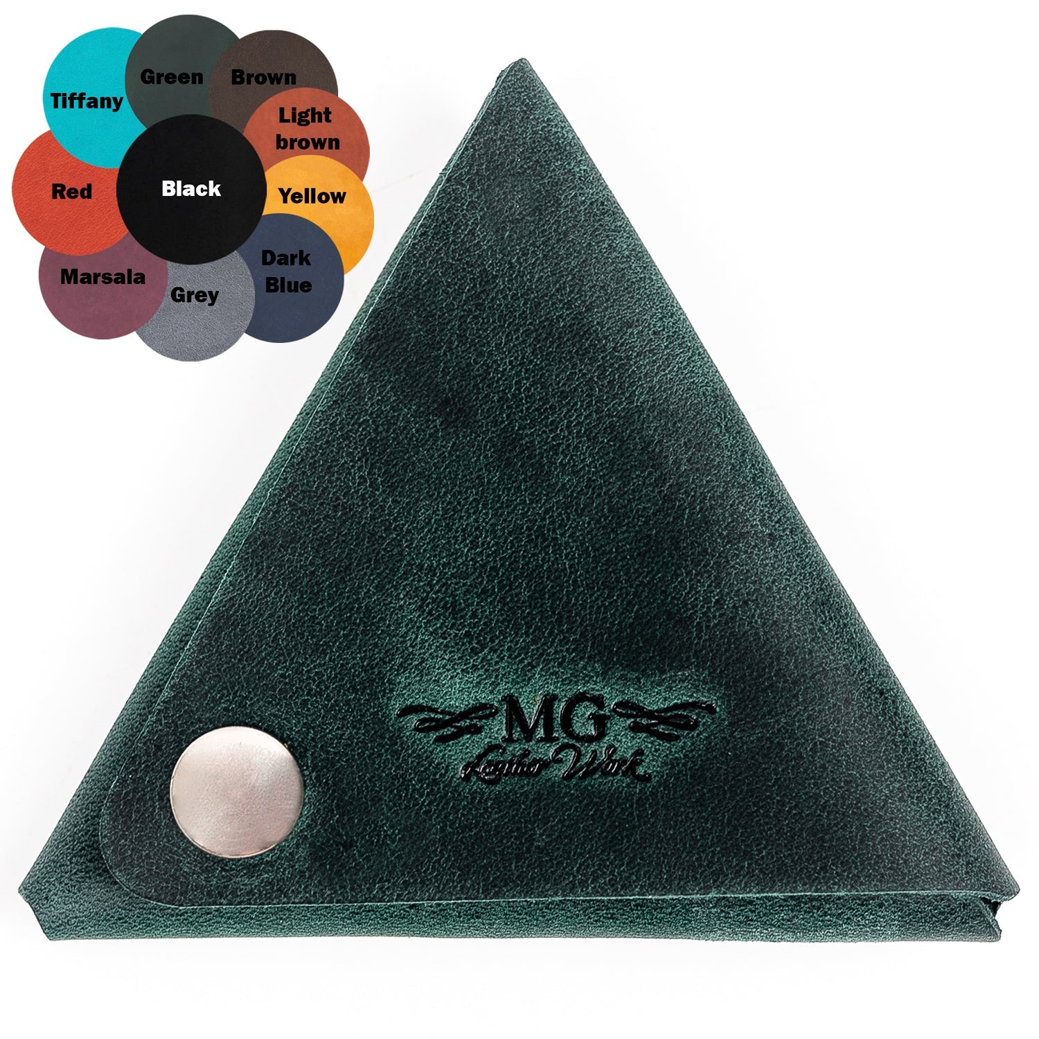 Guitar Pick Pouch | Crazy Horse Leather