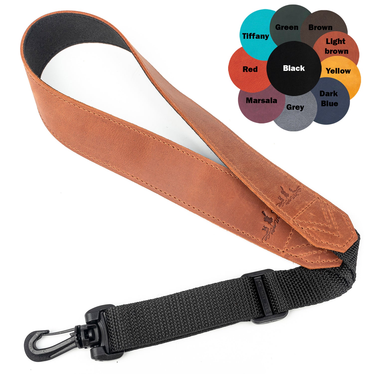 Alto, Tenor, and Soprano Saxophone Neck Strap | Crazy Horse Leather