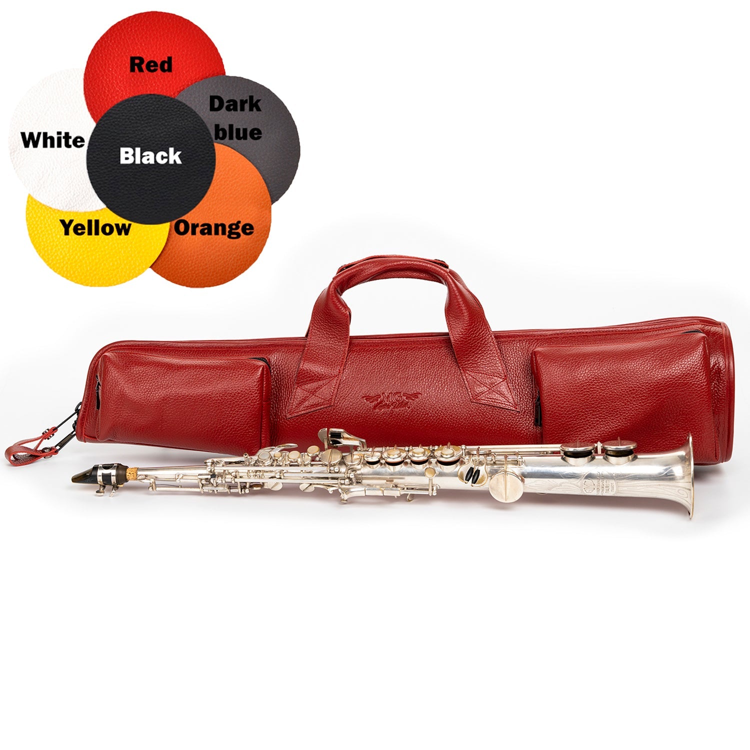 Straight Soprano Saxophone Gig Bag | Flotar Leather
