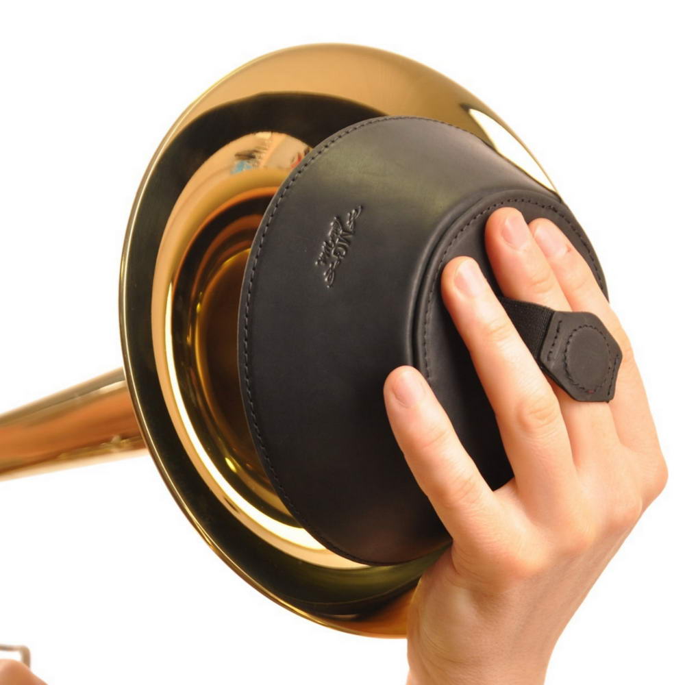 Trombone Magnetic Plunger Mute | Crazy Horse Leather